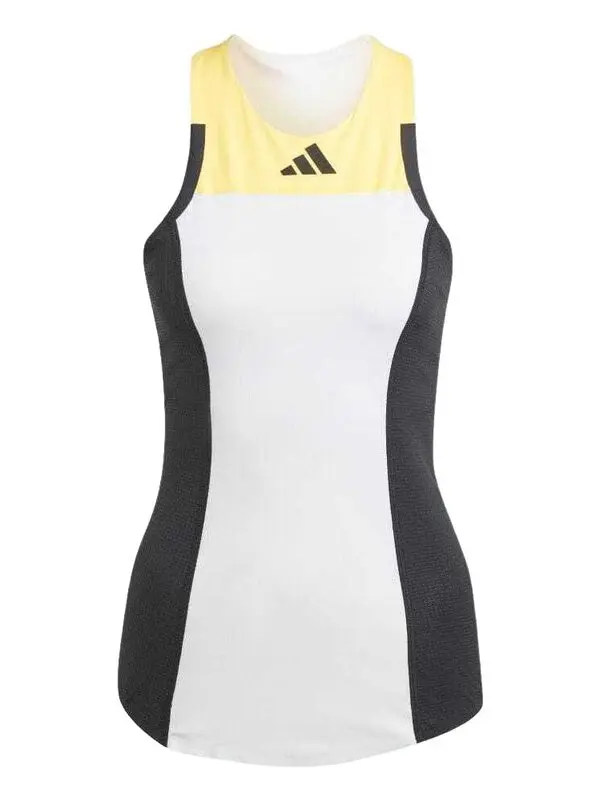 Adidas Heat.rdy Pro Y-tank Top - White/yellow/black