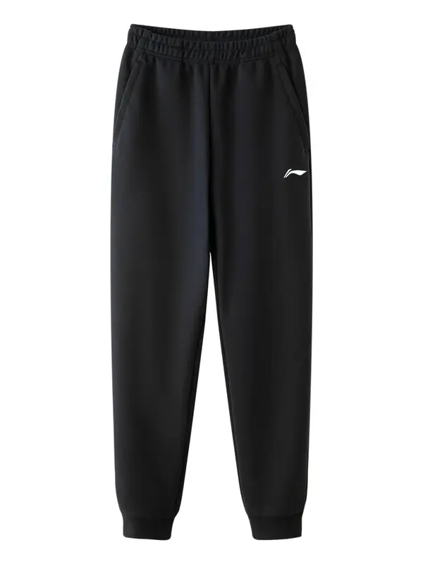 LI-NING Logo Joggers Sweatpants - Black