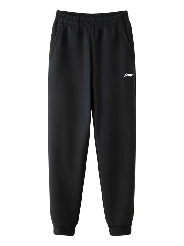 LI-NING Logo Joggers Sweatpants - Black