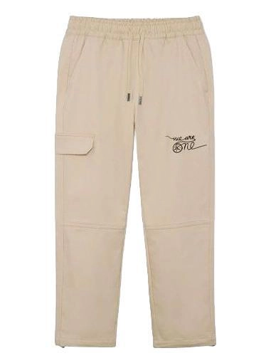 LI-NING Wade X Dft Fleeced Straight Pants - Khaki