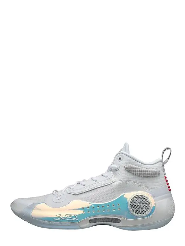 LI-NING Way Of Wade "305" Mid Top Sneakers - White/silver