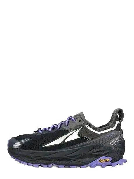 ALTRA RUNNING Olympus 5 Athletic Sneakers - Black/purple
