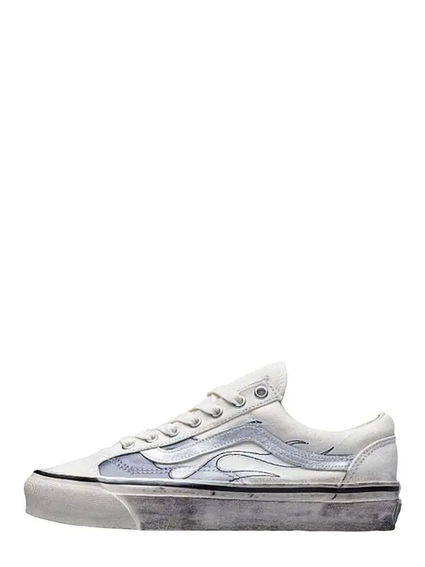 VANS Old Skool Lx Archive Flame Sneakers - White/navy