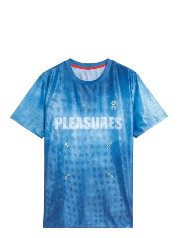On X Pleasures X The Loop Pace T-shirt 'nile - Blue