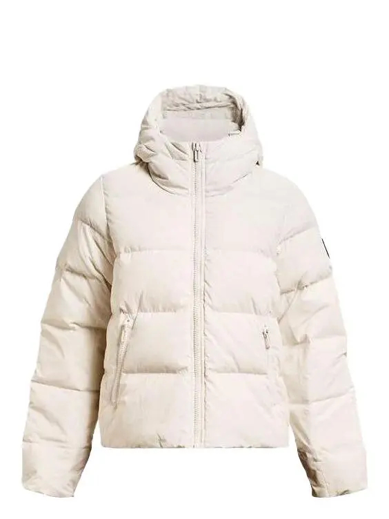 Under Armour Coldgear Infrared Down Hooded Jacket - Beige