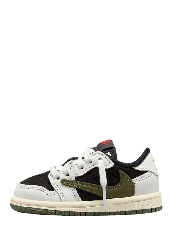 JORDAN 1 Retro Low Og Sp "olive" Sneakers - Sail/university Red/black