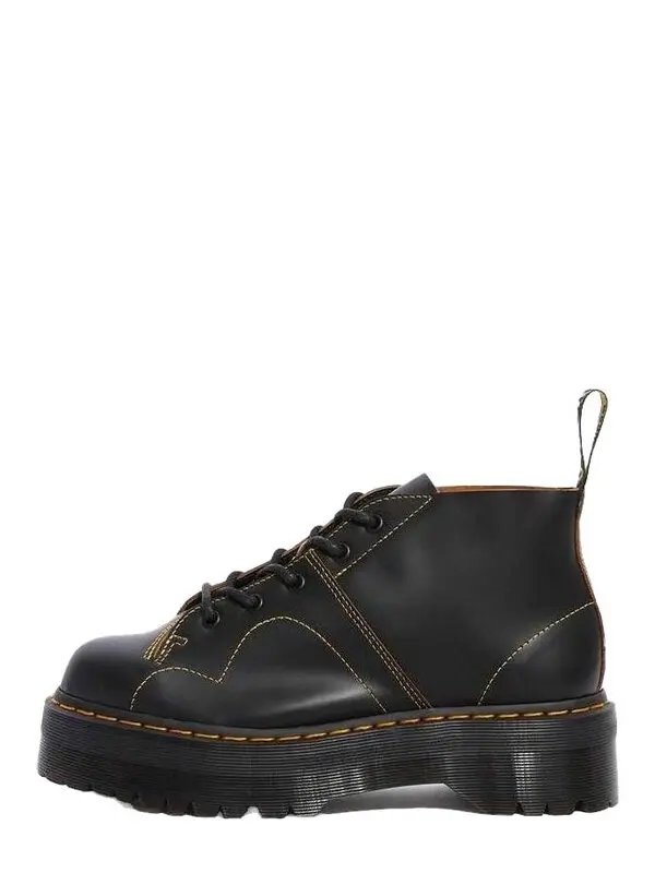 Dr. Martens Church Platform Monkey Boots - Black