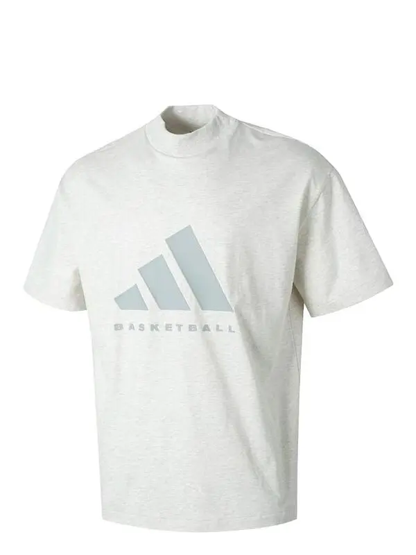Adidas Basketball Tee Asia Sizing - White