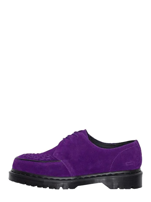 Dr. Martens Ramsey Supreme Suede Creeper Shoes - Purple