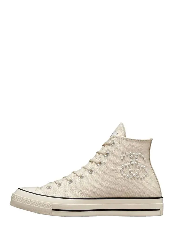 CONVERSE Chuck Taylor All Star 70 Hi Stussy "double S" Sneakers - Fossil/natural Ivory/black