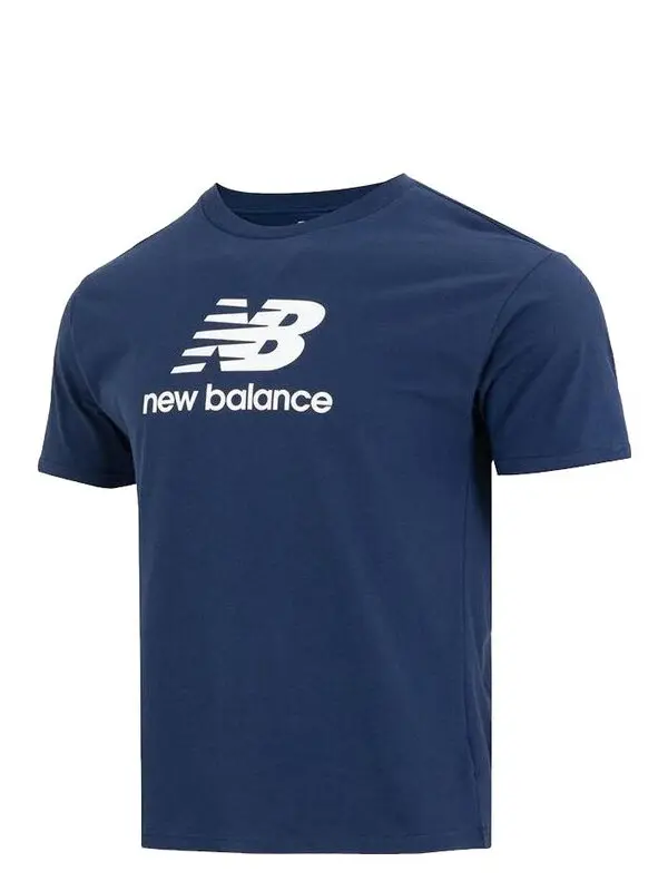 NEW BALANCE Essential Logo T-shirt Asia Sizing - Navy