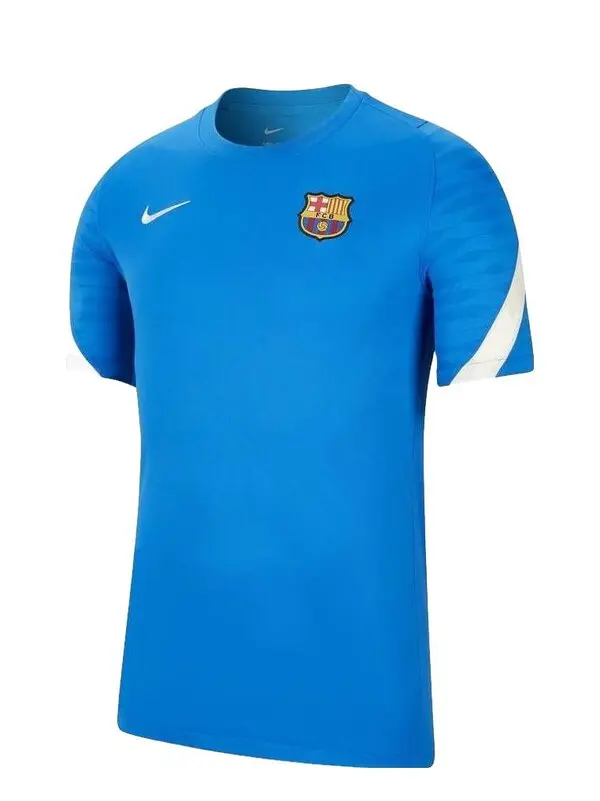 Nike Fc Barcelona Short-sleeve Soccer Top - Blue