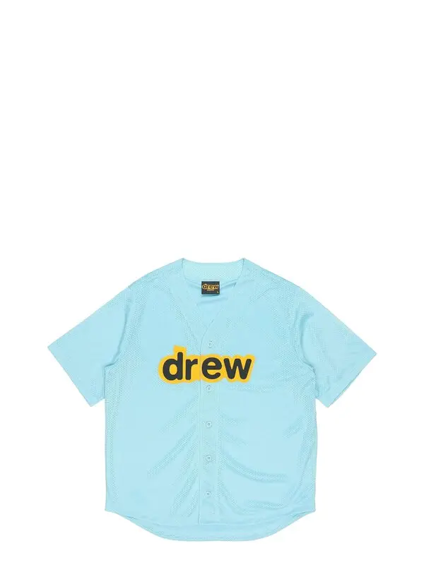 Drew House Mesh Baseball Jersey - Sea Blue