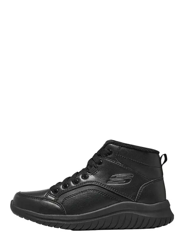 Sketchers High-top Lace-up Sneakers - Black