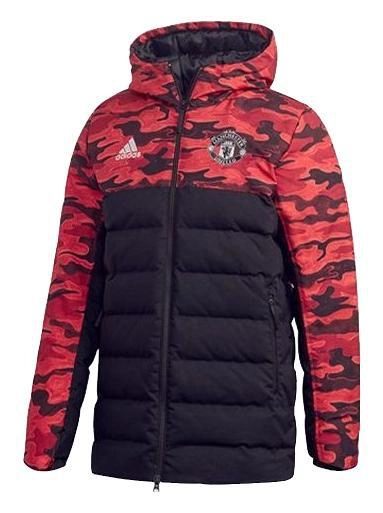 Adidas Manchester United Down Jacket With Camouflage Accents - Multi-color