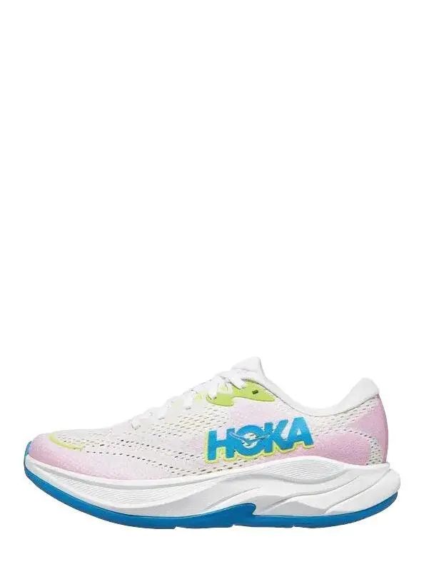 Hoka One One Rincon 4 Athletic Sneakers - Pink/white/green