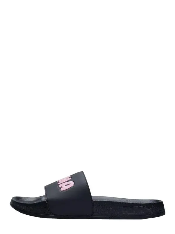 PUMA Leadcat 2.0 Logo Slide - Black/pink