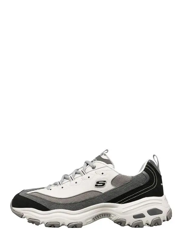 Sketchers D'lites 1.0 Low-top Athletic Sneakers - Black/gray