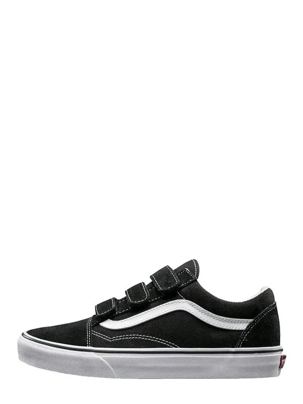 VANS Old Skool Velcro Suede Sneakers - Black