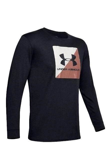 Under Armour Boxed Sportstyle Half Long-sleeve T-shirt - Black