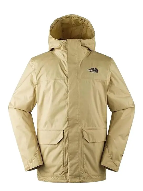 The North Face Hooded Waterproof Jacket - Brown