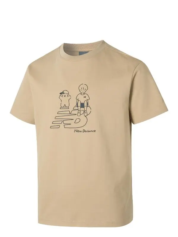 NEW BALANCE X Noritake Graphic T-shirt - Beige