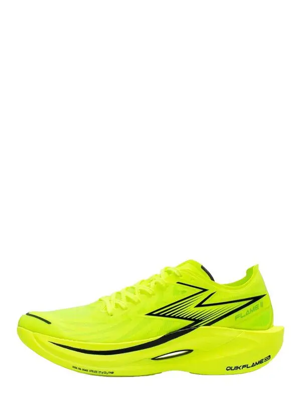 361 DEGREES X Qu!k Foam Flying Flame 2 Sneakers - Green/yellow/black
