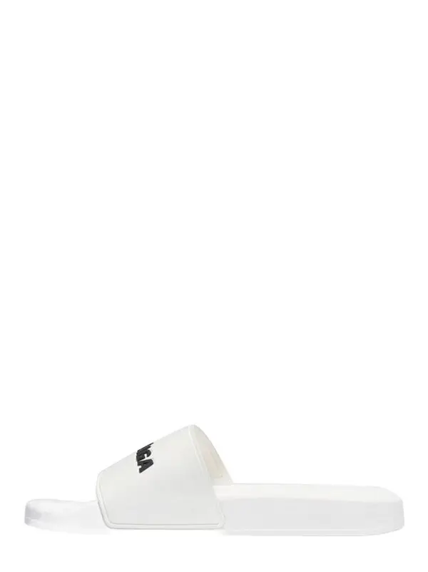 Balenciaga Pool Slides - White