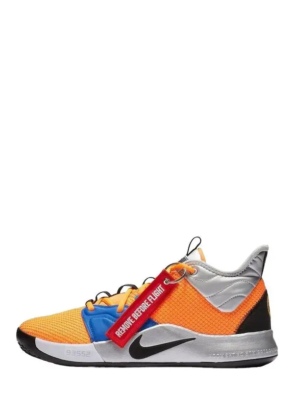 Nike Pg 3 Nasa Basketball Sneakers - Orange/gray