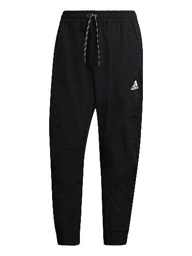 Adidas 3s Tape Wov Pt Sports Stylish Woven Bundle Feet Cropped Pants/trousers Black - Multi-color