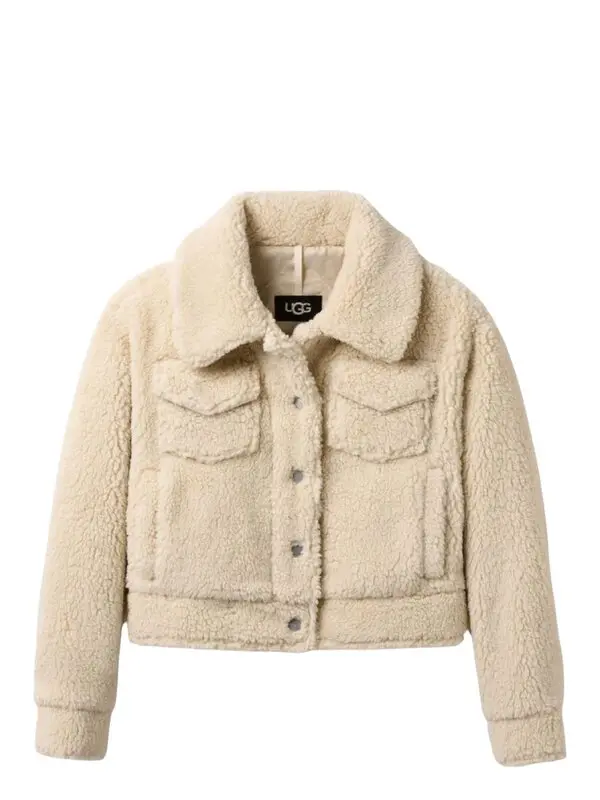 UGG Frankie Short Trucker Jacket - Natural White