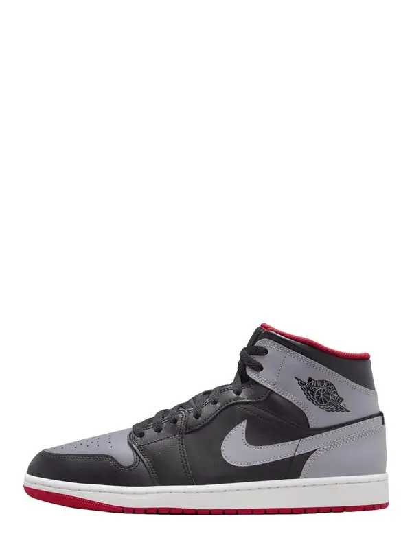 JORDAN 1 Mid Se - Grey/red/black