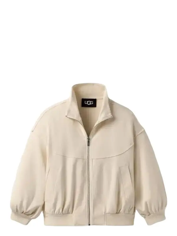 UGG Ss26 Kyleigh Full-zip Jacket - Cream/beige