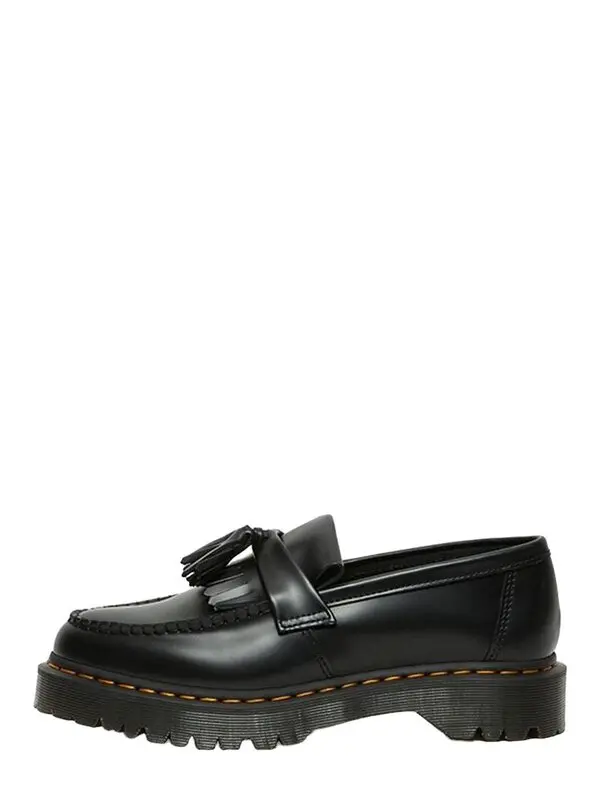 Dr. Martens Adrian Bex Smooth Leather Tassel Loafers - Carbon Black