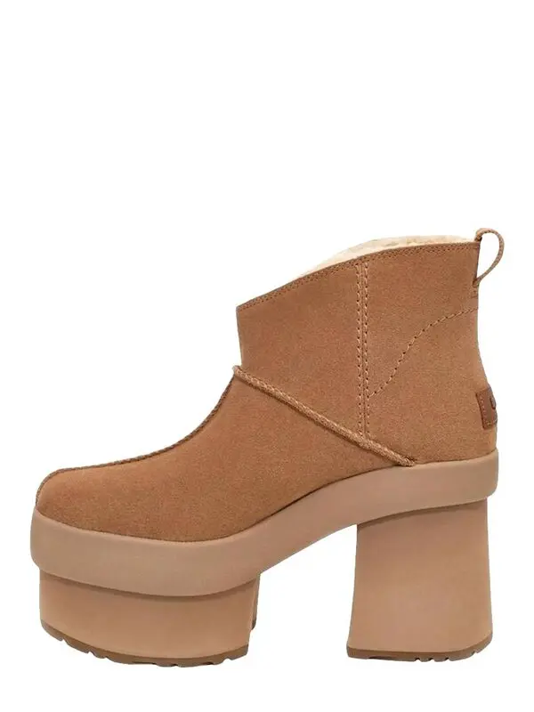 UGG New Heights Platform Mini Boots - Chestnut