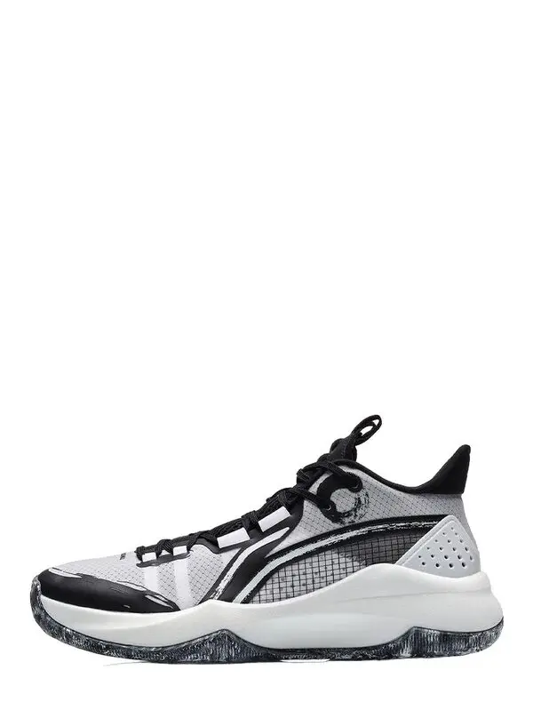 LI-NING Combat Low Athletic Footwear - Black/white