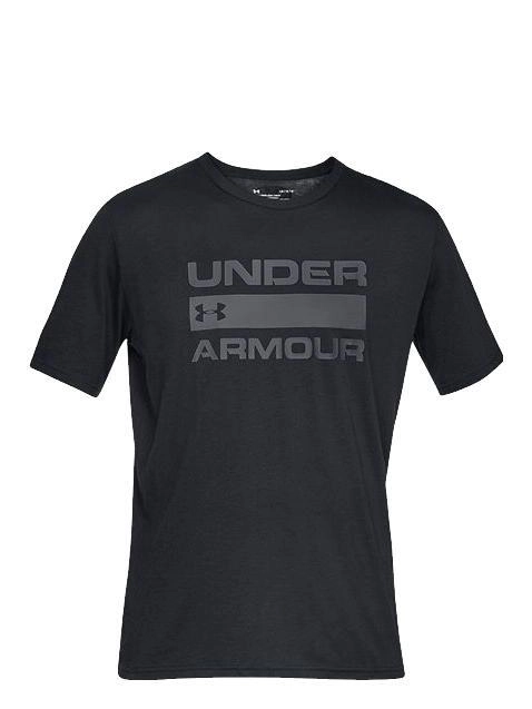 Under Armour Team Issue Wordmark Elastic Printing Short Sleeve - Black
