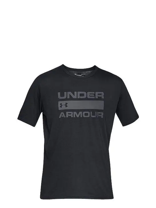 Under Armour Team Issue Wordmark Elastic Printing Short Sleeve - Black