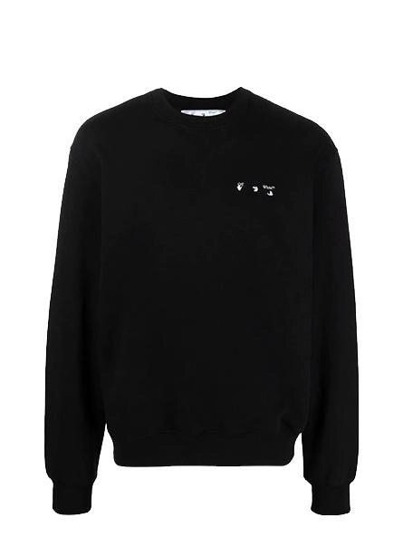 Off-White Caravaggio Painting Crewneck Sweatshirt - Black