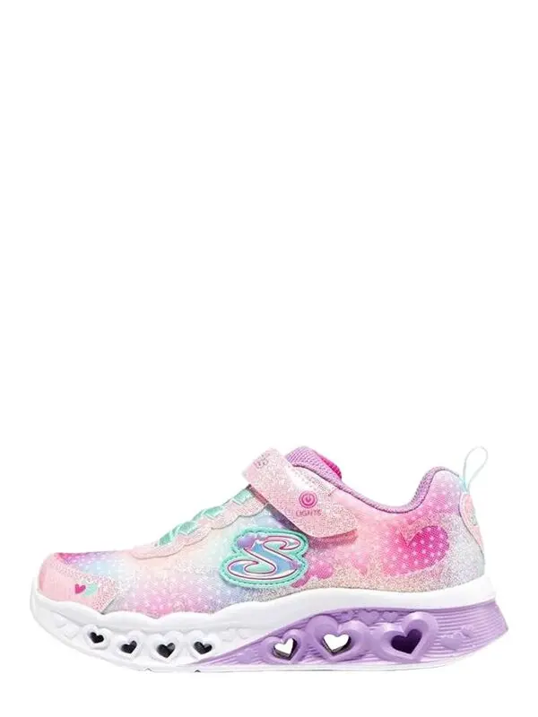 Sketchers Flutter Heart Lights Sneakers - Pink/multi-color