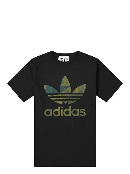 Adidas Originals Chest Logo Sports Short Sleeve - Black