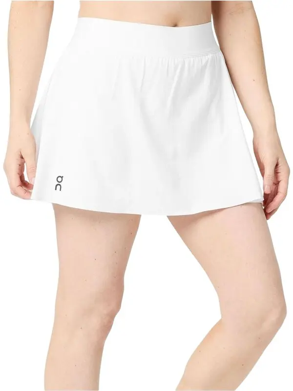 On Pleated Court Skirt - White
