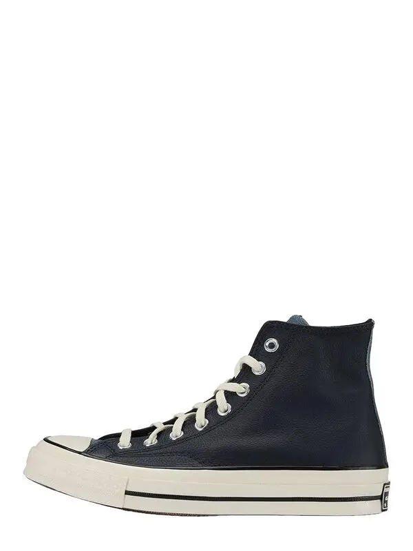 CONVERSE Chuck 70 Leather High Top Sneakers - Dark Blue