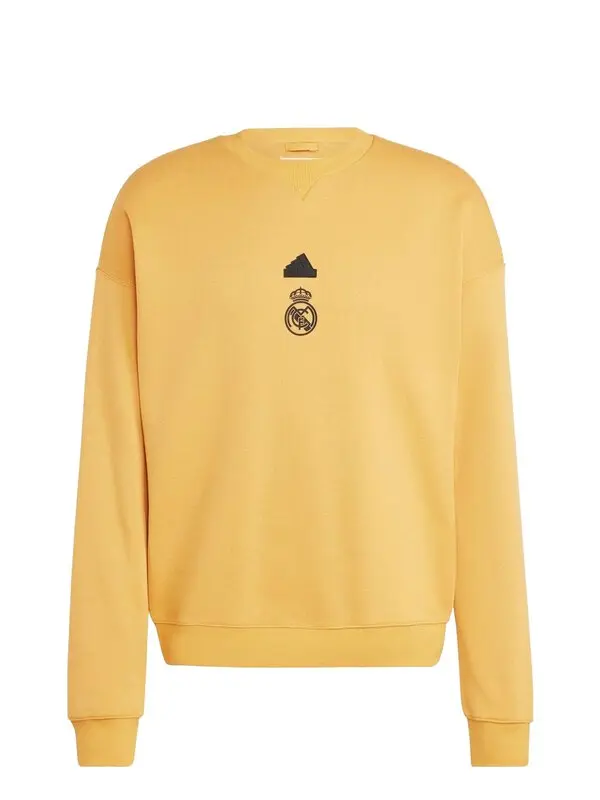 Adidas Real Madrid Lfstlr Sweatshirt - Preloved Yellow