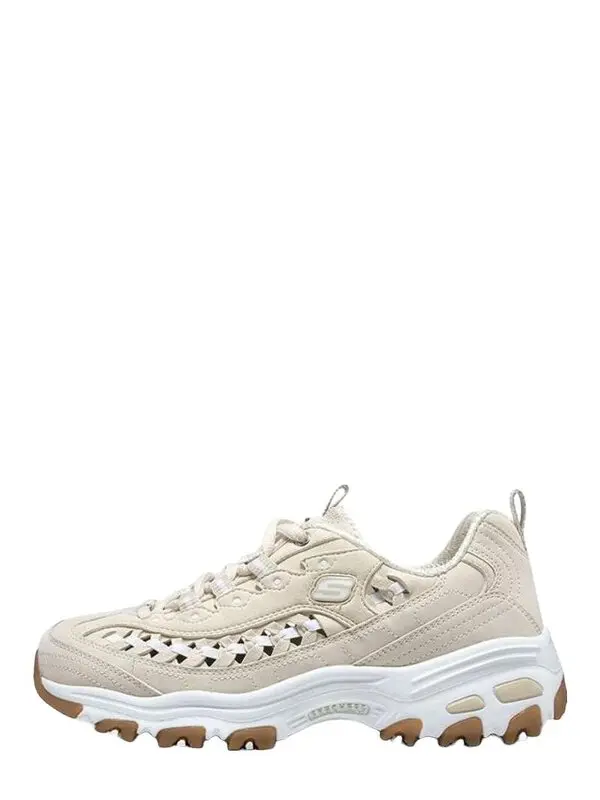 Sketchers D'lites 1.0 Sneakers - Beige/white