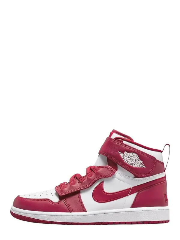 JORDAN 1 High Flyease Sneakers - White/red