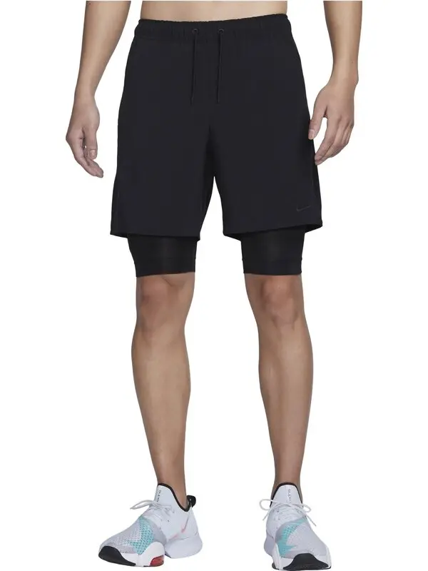 Nike Dri-fit Unlimited 7" 2-in-1 Shorts - Black
