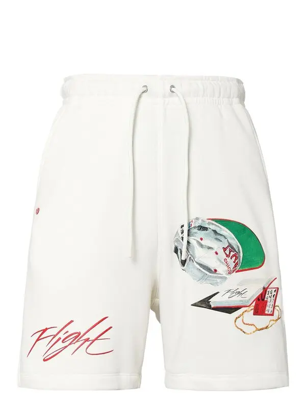 JORDAN Graphic Print Drawstring Shorts - Default Colorway
