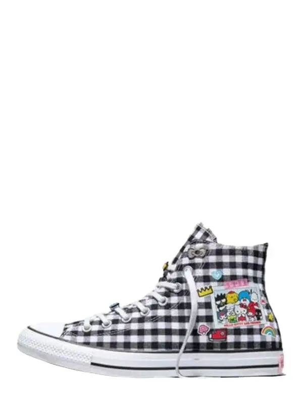 CONVERSE X Hello Kitty And Friends Chuck Taylor All Star Picnic High Top Sneakers - Black/white/pink