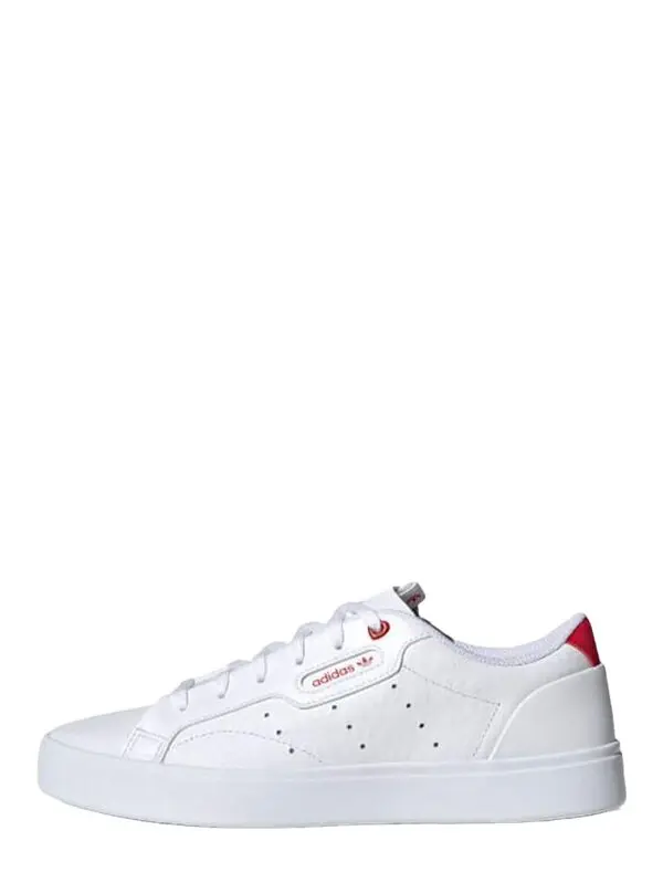 Adidas Sleek Heart Embossed Sneakers - White